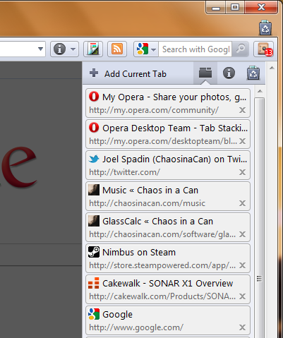 Tab Vault is a Read-It-Later Extension for Opera